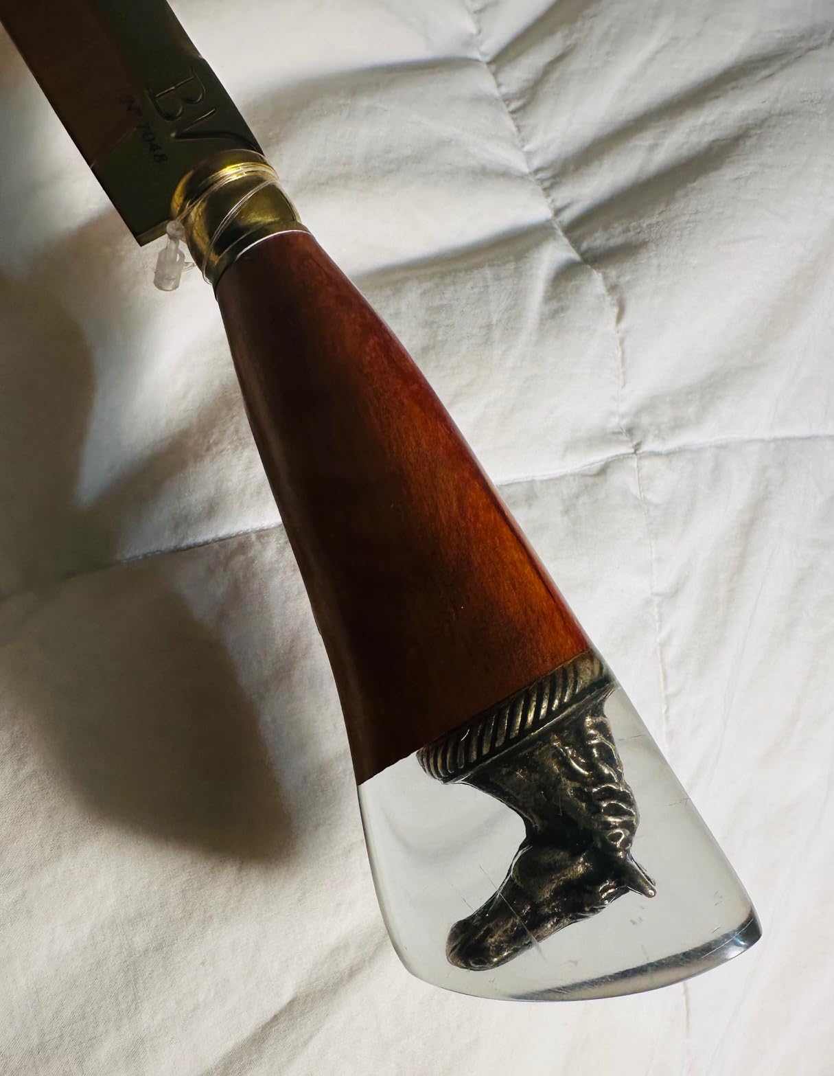 Golden Knife - Horse Style - Made in Brazil