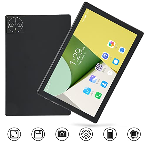 Dpofirs 10.1 Inch 4G Tablet, Octa Core 8GB 256GB Android 12 Tablets with 1960x1080 FHD, 5G WiFi, 8MP 16MP Camera, 7000mAh Fast Charging Tablet PC for Home Office(Black)