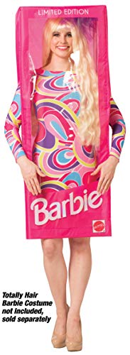 Rasta Imposta Barbie Box Accessory Only for Your Halloween Costume, Pink, Women’s, Adult, One Size