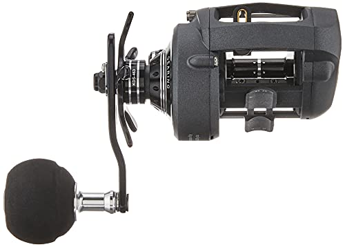 Okuma Komodo SS Large Capacity Low Profile Baitcaster, KDS-463P, 130 yds-30LB, Power Handle , Grey