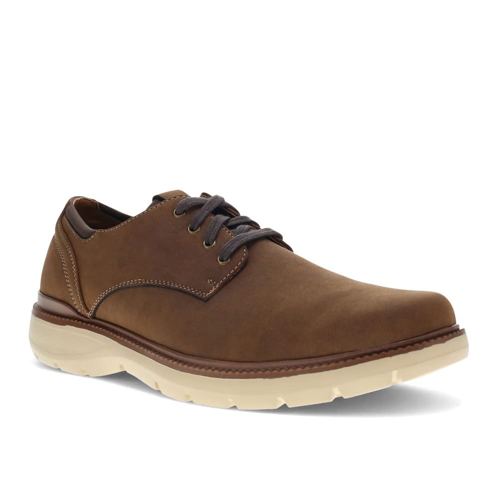 Dockers Mens Rustin Rugged Casual Oxford Shoe, Dark Tan, 11 M