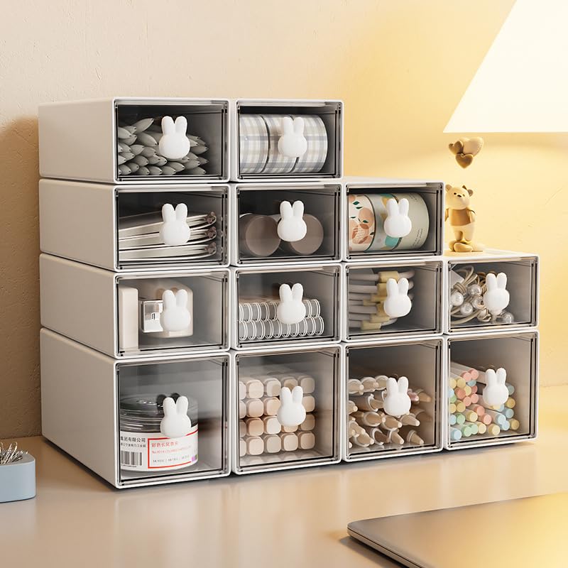 Dpploo Collapsible Storage Bins with Lids, Foldable Closet Organizers and Storage 2