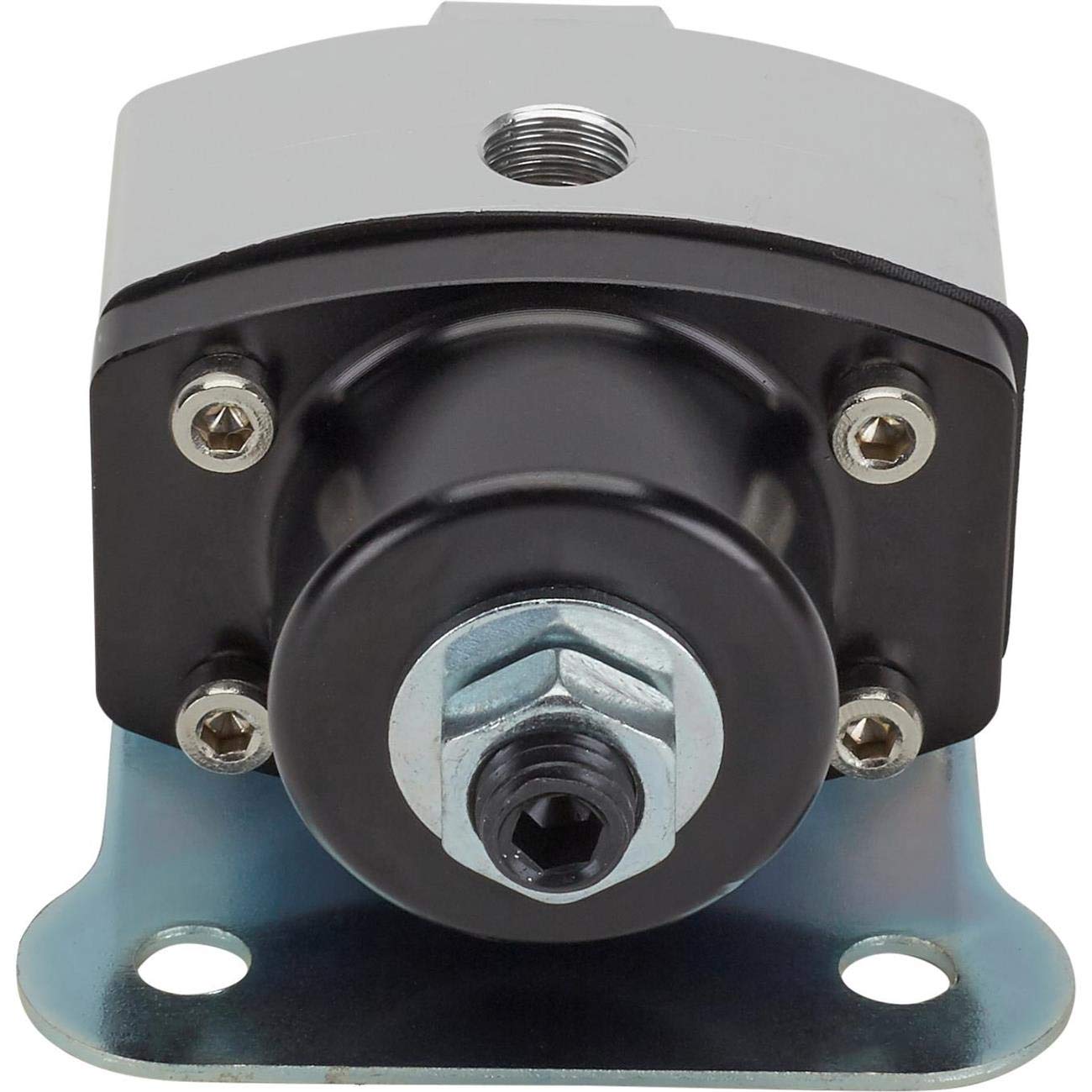 Speedway Motors Fuel Pressure Regulator, 5-12 PSI, Non-Return Style, CNC Lightweight Billet Aluminum, Universal Fit - Consistent and Reliable Performance
