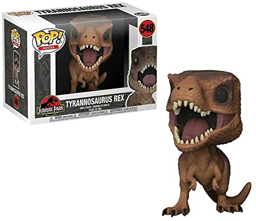 POP Jurassic Park - Tyrannosaurus Rex [T-Rex] Funko Vinyl Figure (Bundled with Compatible Box Protector Case) Multicolor 3.75 inches