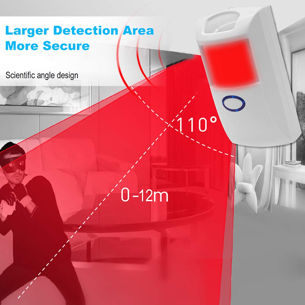 Docooler Sonoff PIR2 Dual Infrared PIR Sensor IR Wireless Motion Detector Smart Home Automation Security Alarm System for Alexa Google Home