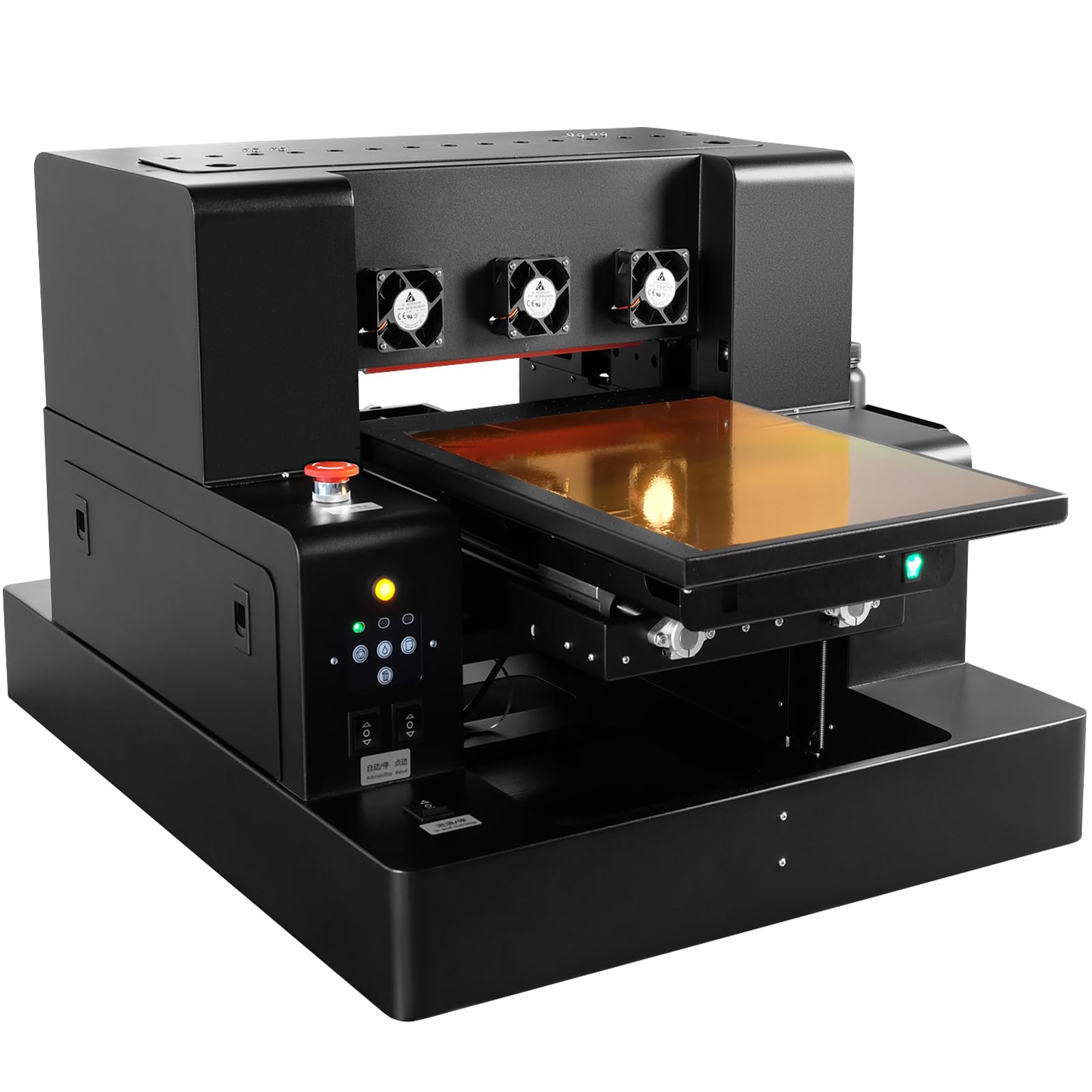 PEIXU A3 XP600 UVV DTG/DTF Printer with EPSON Technology | 2880dpi Precision for Phone Cases, Acrylic, Metal, Leather, Golf Balls & Bottles | Vacuum Suction Platform 33x50x15cm with Bottle Holder