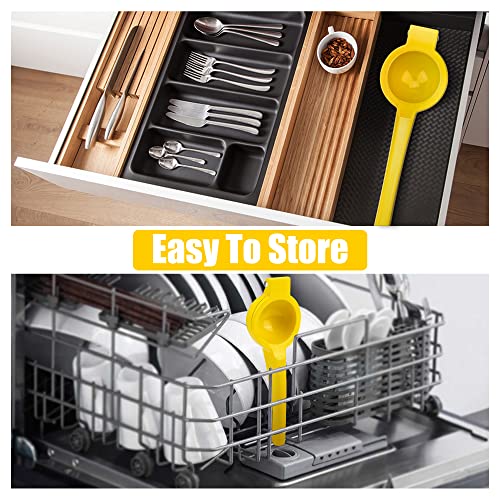 JIEJIE Lemon Squeezer - Lemon Juicer - Metal Manual Hand Juicer Tool, Lemon & Lime Squeezer,Kitchen Tools for citrus juicer & Dishwasher Safe