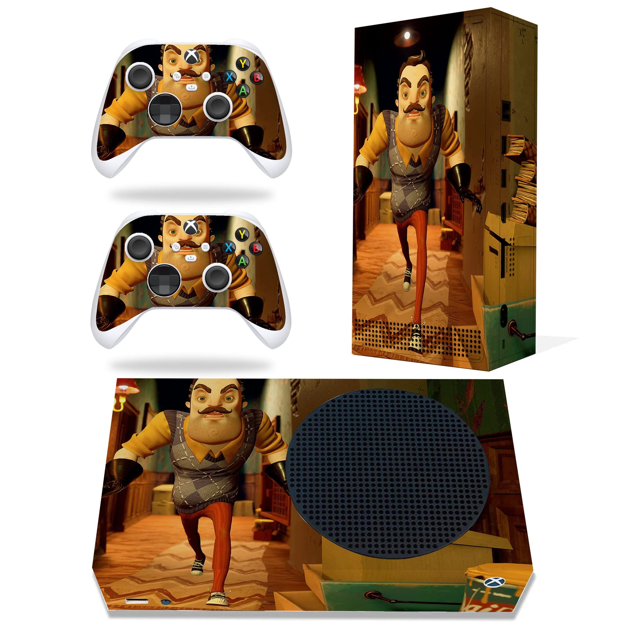 Good Neighbor Video Game Game Console Series S Controllers Skin Decals Stickers Wrap Vinyl for Game Console Series S Xuanditjdbc