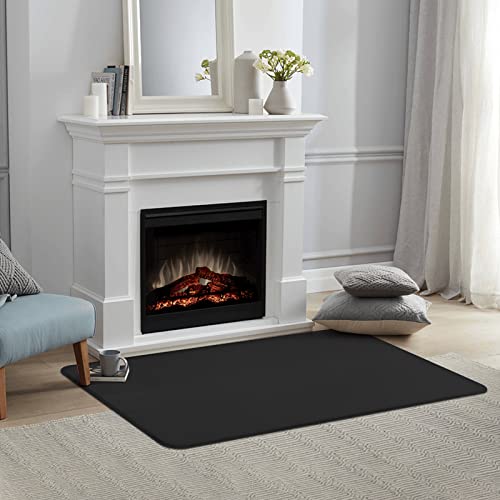 Joysup Under Grill Mat 44×25 Inch for Outdoor Grill, Fireproof Pad for Fire Pit, Flat Top, Smokers, Gas Grills and Fireplace ,Waterproof Fireproof BBQ Protective Mat for Decks、Patios and Wooden Floor