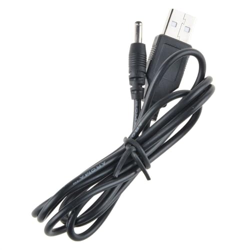 Musstad USB to DC Charging Cable PC Laptop Charger Power Cord for Wasp Barcode Technologies WWS500 WWS550i Freedom Series Cordless Bar Code Scanner