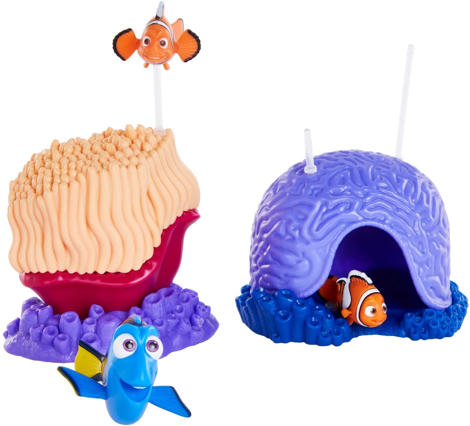 Disney Pixar Featured Favorites Finding Nemo Collectable Figures Marlin, Nemo & Dory with Accessories, Posable Toys with Authentic Look, Collectors Gift Ages 6 Years & Older