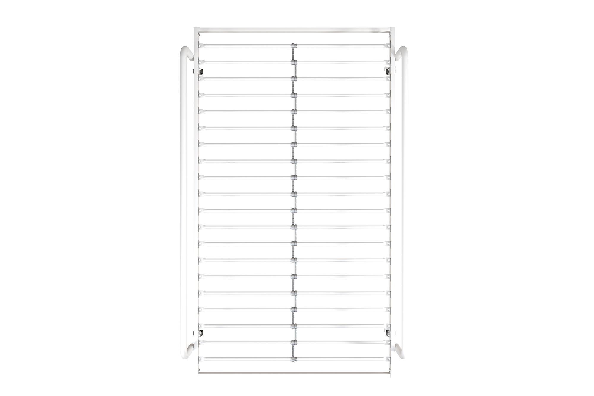 DHP Metal Trundle for Daybed Frame, Fits Twin Size, Silver