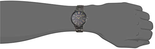 Michael Kors Men's Blake Quartz Watch with Stainless Steel Strap, Black, 20 (Model: MK8703)