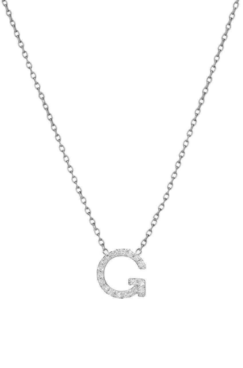 Diamond Initial Necklace, 14K Gold Pave Diamond Letter Necklace, Personalized Diamond Letter Necklace, Stackable, Handmade, Yellow Gold, Rose Gold, White Gold, Zoe Lev Jewelry