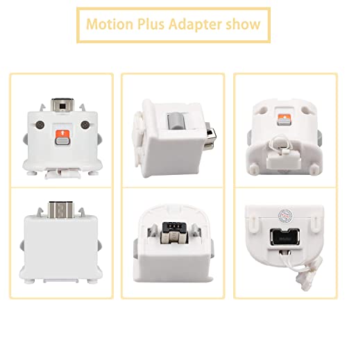 DTOL DT20182035 For Nintendo Wii Motion Plus - External Remote Motion Plus Sensor Controller Wii U Motion Plus White 1Pcs