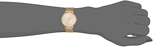 Michael Kors Women's Pyper Stainless Steel Quartz Watch with Stainless-Steel-Plated Strap, Gold, 18 (Model: MK4339)