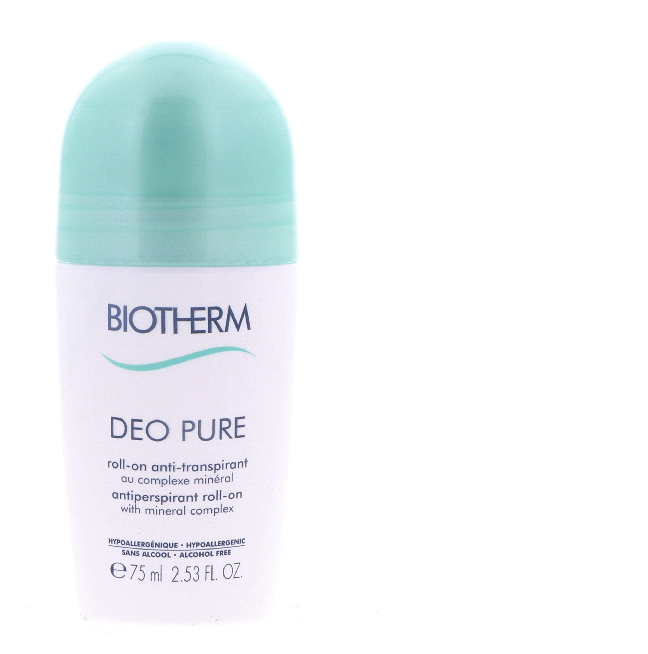 Deo Pure Antiperspirant Roll-on By Biotherm For Unisex - 2.53 Oz Antiperspirant