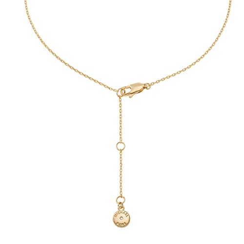 Michael Kors Women's Gold-Tone Brass Station Necklace (Model: MKJ7983710)