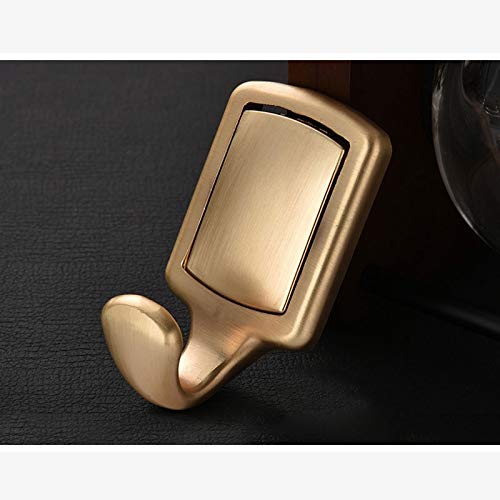 GOOFFY Door Metal Hooks for Hanging Clothes Hook Wardrobe Wall Hanging Wall Door Single Hook Living Room Simple Hook Free Punch Hanger