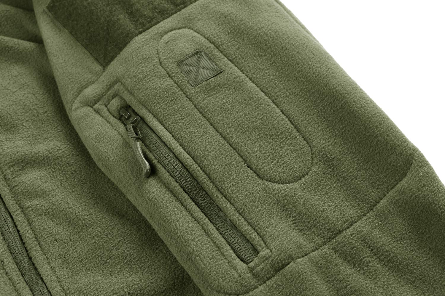 CRYSULLY Men Spring Long Sleeve Hunting Military Trekking Hiking Jackets Outwear Adventure Coat Army Green