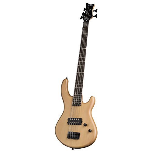 Dean Edge 1 5-String Electric Bass Guitar, Vintage Natural