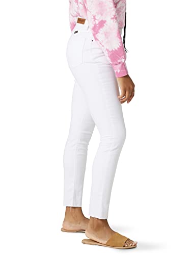 Wrangler womens High Rise Unforgettable Skinny Jeans, Bright White, 12 US