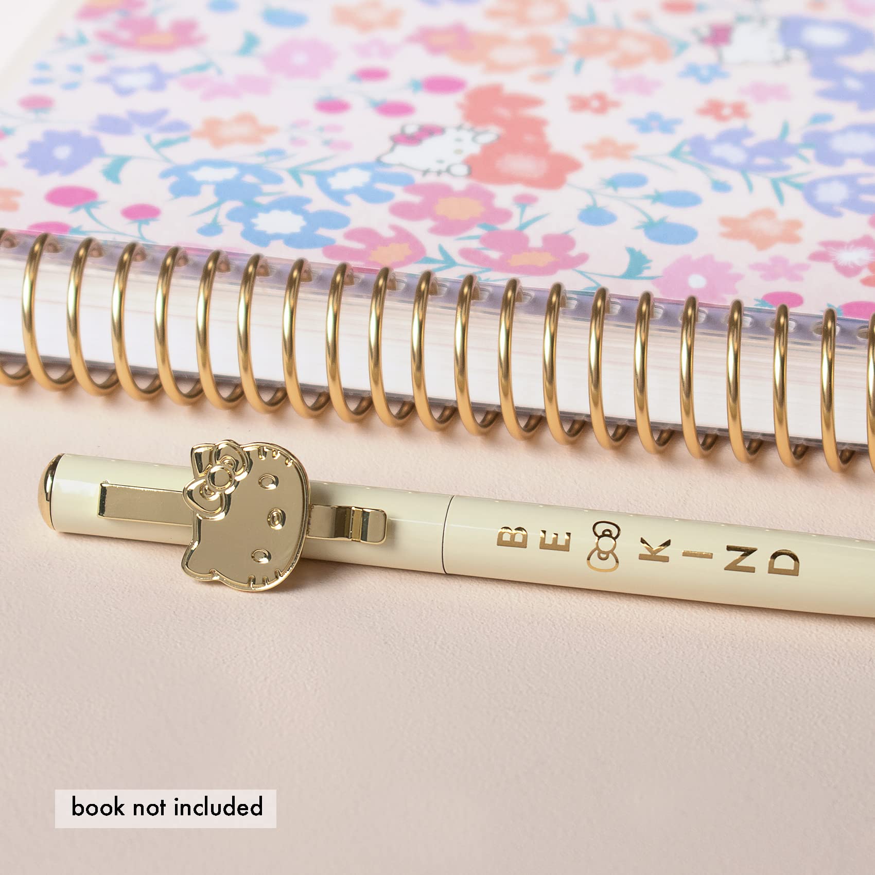 Erin Condren Ballpoint Pen - Hello Kitty Be Kind Design. Rich Bold Black Ink. Writes Smoothly on Most Surfaces. Writing, Drawing, and Journaling Pen