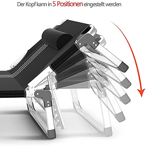 MAYABI Zero Gravity Lounge Chair, Folding Zero Gravity Large Reclining Lounge Chair with Thickened and Widened Aluminum Feet, for Living Room Outdoor Deck Camping Beach Lounge Chair