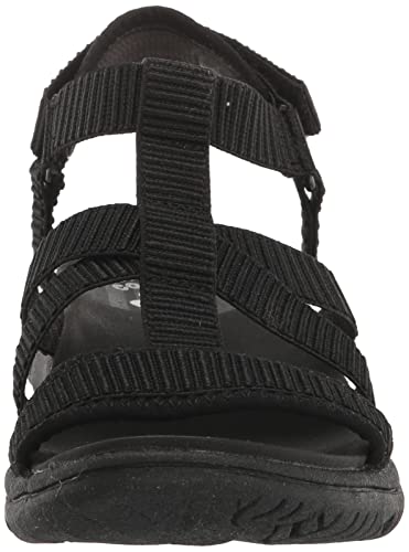 Dr. Scholl's Shoes Womens Adalia Sport Sandal Black Fabric 6.5 M