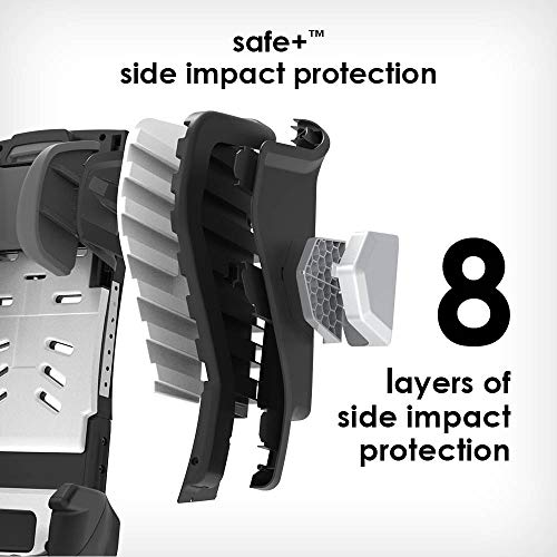 Diono Radian 3QXT 4-in-1 Rear and Forward Facing Convertible Car Seat, Safe Plus Engineering, 4 Stage Infant Protection, 10 Years 1 Car Seat, Slim Fit 3 Across, Red Cherry