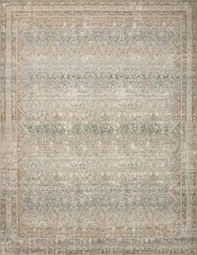 Loloi Angela Rose x Loloi Aubrey Collection AUB-03 Jade/Natural 2'-3" x 3'-9" Accent Rug