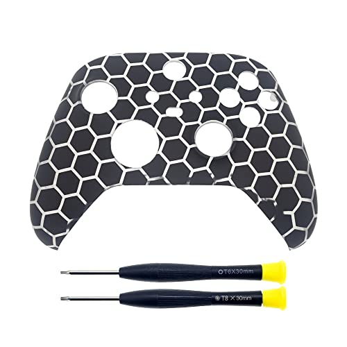 Front Housing Shell Faceplate for X-Box Series X/S Controller Custom Accessories Honeycomb Pattern