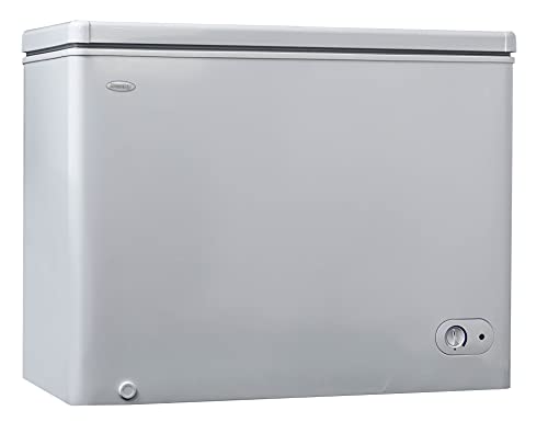 Danby DCF072A3WDB-6 7.2 Cu.Ft. Garage Ready Chest Freezer with Basket and Front-Mount Thermostat, in White