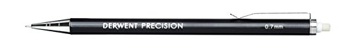Derwent Mechanical Pencils 0.7, Metal Barrel, Precision, HB (2302429)