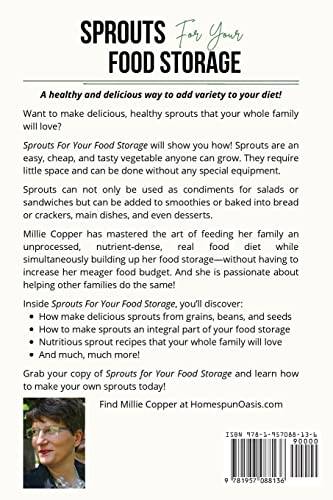 Sprouts for Your Food Storage: Add Nutrition and Variety to Your Baked Goods