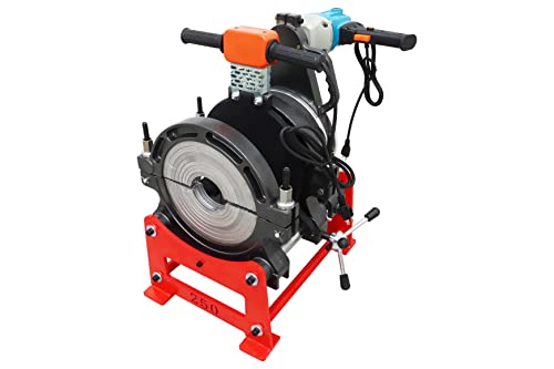 INTSUPERMAI Pipe Fusion Welder 2 Clamps Pipe Welding Machine PP PE PB PVDF Butt Fusion Welding Machine Tube Butt Fusion Equipment Manual Type 110V 3.54-9.84"(90-250mm)
