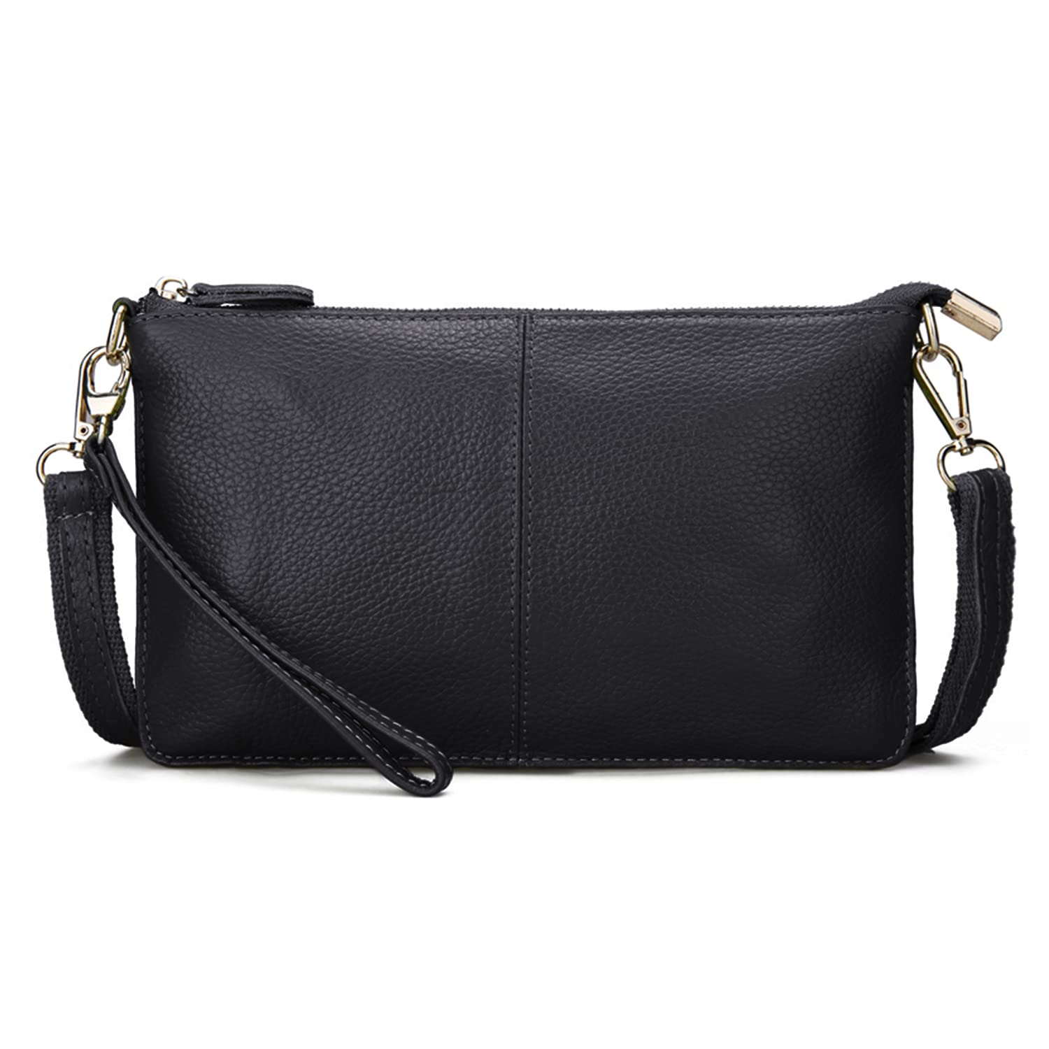 FUKZTE Crossbody Bags for Women Clutch Wallet Purses Small Envelope Crossbody Bags,black