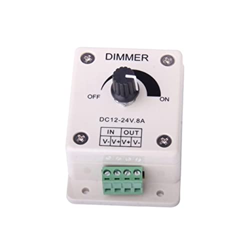 DOITOOL Led Bulb Dimmer Led Light Bulbs Dimming Light Bulbs Controller Adjuster Rotating Light Bulb Tape Light Dimmer Lamp Rotary Dimmer Led Dimmer Switch Dc White Manual Control Lights