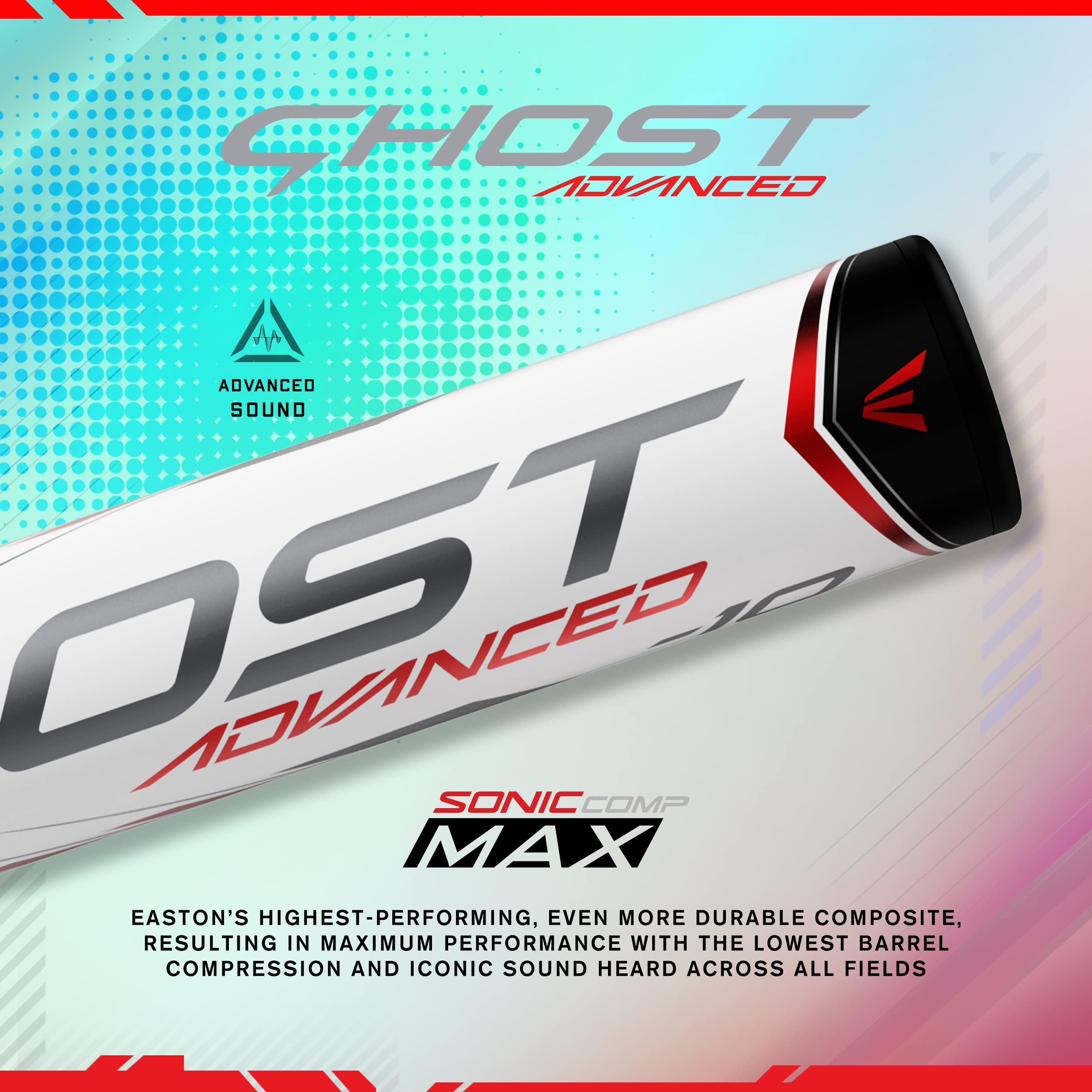 Easton 2022 Ghost Advanced | -10 | Fastpitch Softball Bat | 33"