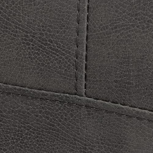 RecPro RV Dinette Booth Cushions with Memory Foam Camper Trailer Bed (Gunmetal, 36")