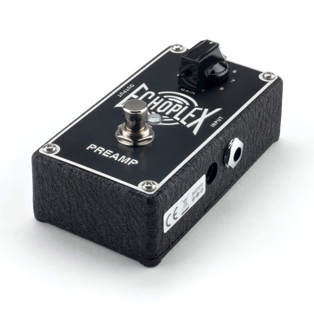 Dunlop EP101 Echoplex Preamp Bundle with 2 MXR Patch Cables and 9V Power Supply