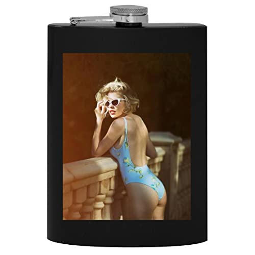 FC Carino B35Y22D63W0403467M07T32C02S27-8oz Black Hip Alcohol Drinking Flask PDI #PIDP403467