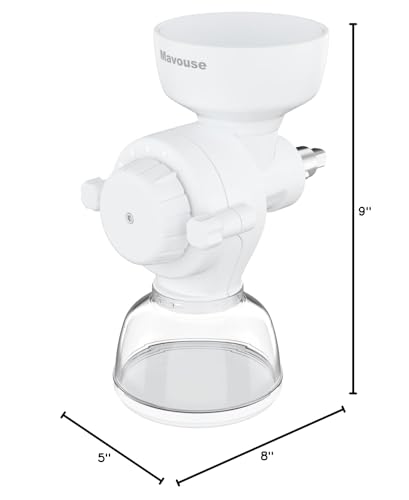 Grain Mill Attachment For Kitchenaid Stand Mixer, 8 Levels Flour Grinder Attachment For Wheat, Corn, Oats, Coffee Bean