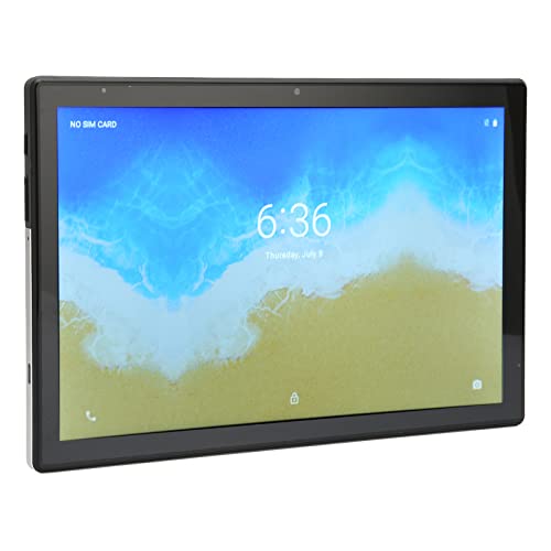 Jopwkuin Tablet 10 inch Android Tablet, 4G RAM 128G ROM, Android 11.0 Tablet with 1.6Ghz Octa Core CPU, 1280x800, 2.4G 5G WiFi Dual Band and Bluetooth 5.0, Silver(US-Plug)