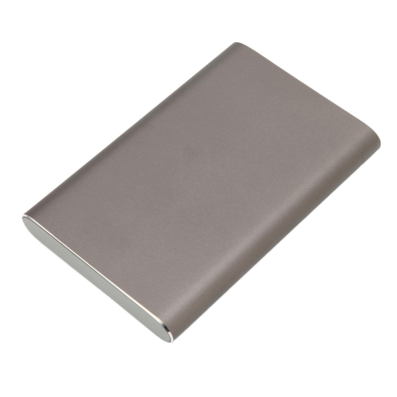 GOWENIC External Hard Drive, USB 3.0 CNC Processing Portable External Hard Drive Compatible for Win and OS X Dual Systems, for Mobile Phones Computers TVs(Silver Gray 1TB)