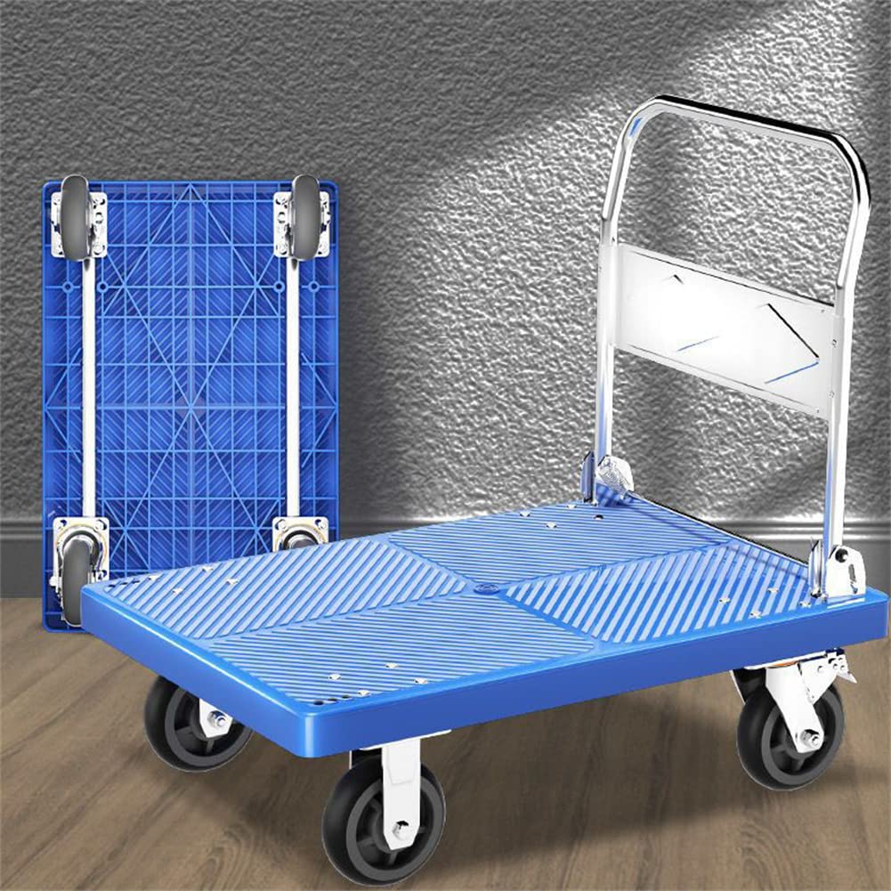 Moving cart, Foldable Platform Truck Push Dolly with 2100lb Weight Capacity Moving Platform Hand Truck,for Loading and Storage Material Handling
