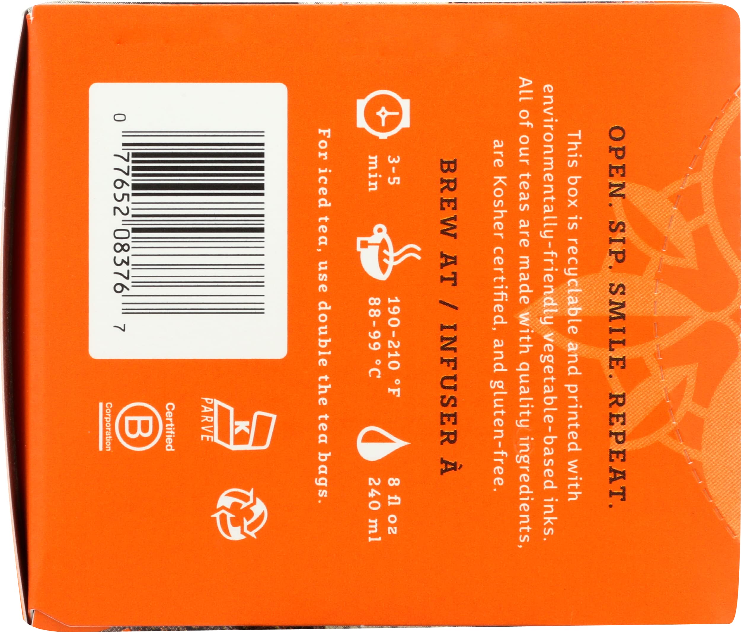 Decaffeinated Tea-Pumpkin Spice - 18 - Bag
