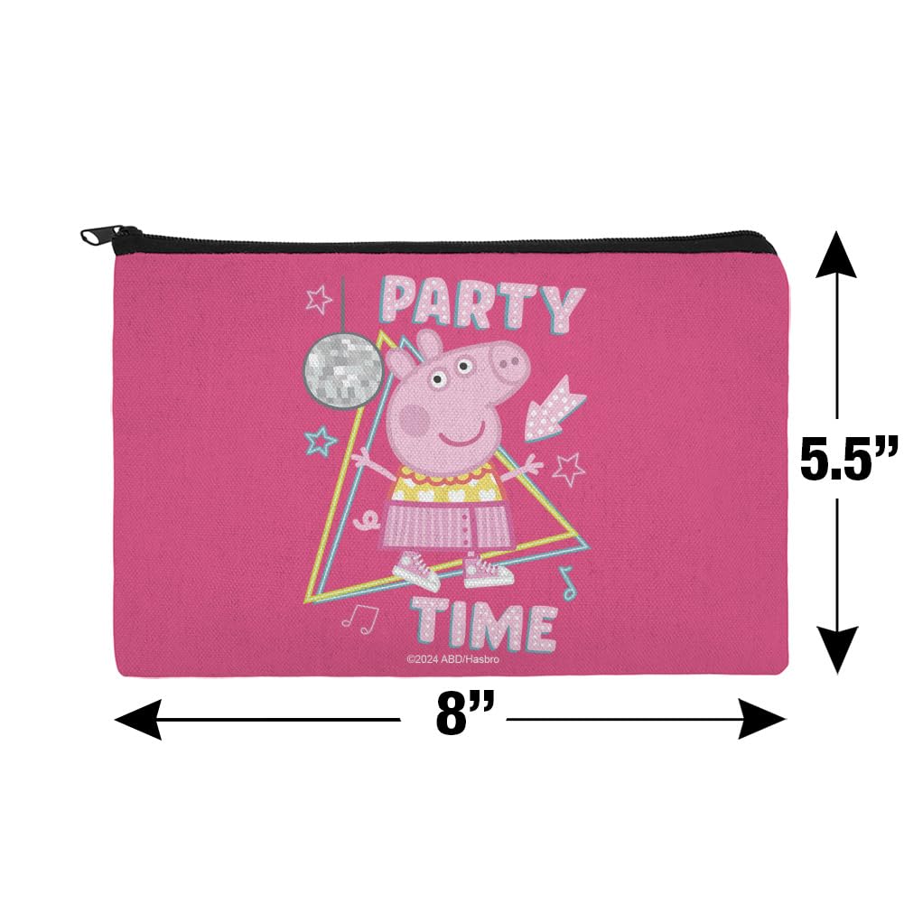 GRAPHICS & MORE Peppa Pig Party Time Pencil Pen Organizer Zipper Pouch Case