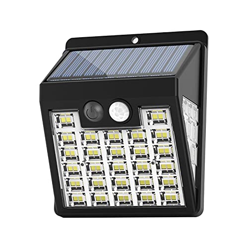 Led Solar Street Light Outdoor - IP65 Waterproof Outdoor Solar Powered Street Lights, Dusk to Dawning with Motion Sensor LED Floods Light for Parking Lot, Drive-Way