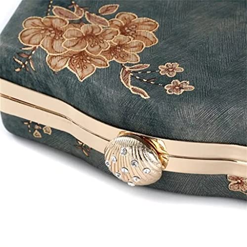 GPPZM Women's vintage handbag Chinese handmade handbag dinner bag